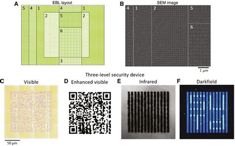 Multi Level Optical Micro Tag A Section Of Ebl Layout Of Disks Used