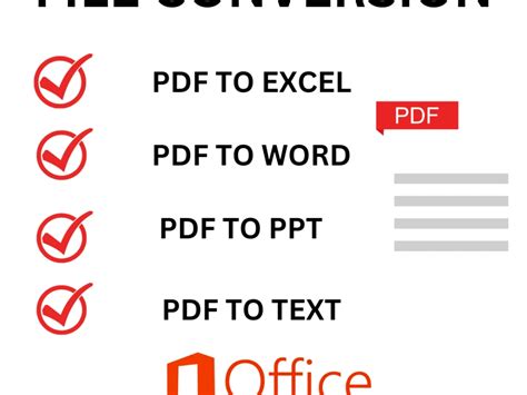 pdf to word excel conversion upwork