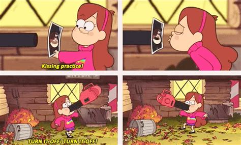 Gravity Falls Mabel Kiss