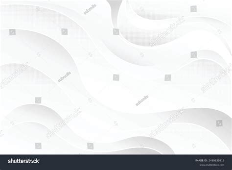 White Seamless Wave Texture Pattern White Stock Vector Royalty Free