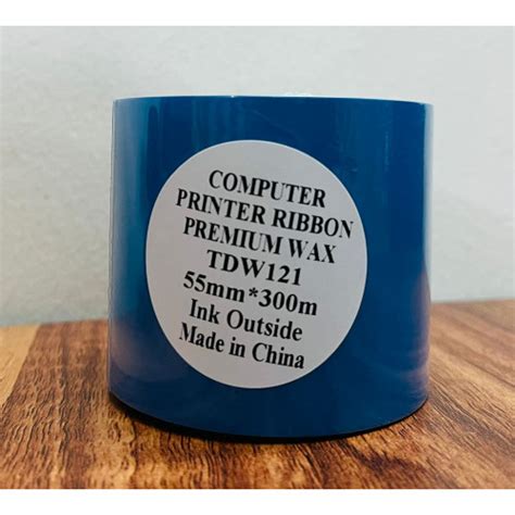 Premium Wax Tdw121 55mm X 300m Computer Printer Ribbon Price In