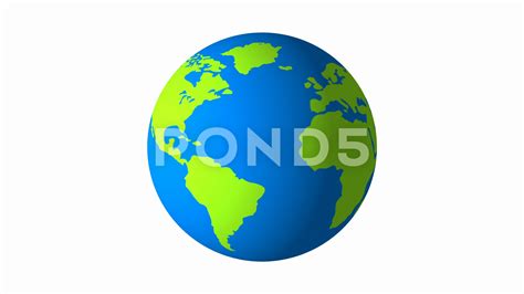 World Globe Map Animated