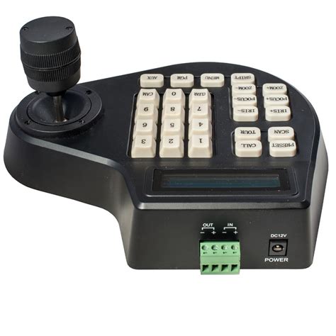 Cctv Axis Lcd Display Keyboard Controller Joystick For Ptz Camera