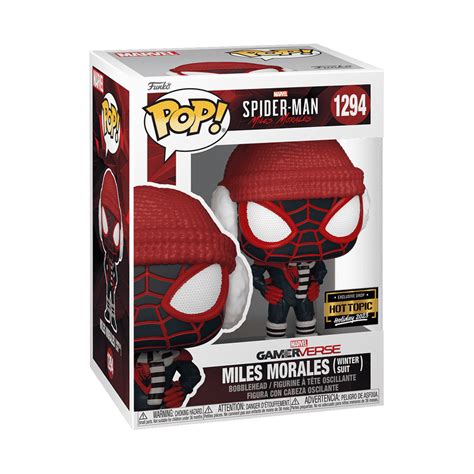 Buy Pop Miles Morales Winter Suit At Funko