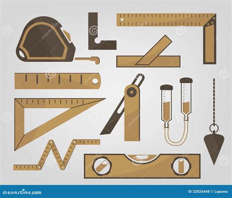 Measuring Instruments Stock Vector Illustration Of Doodle 32026448