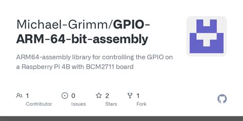 Github Michael Grimmgpio Arm 64 Bit Assembly Arm64 Assembly Library