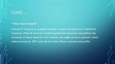 Sensitivity Analysis And What If Analysis Youtube