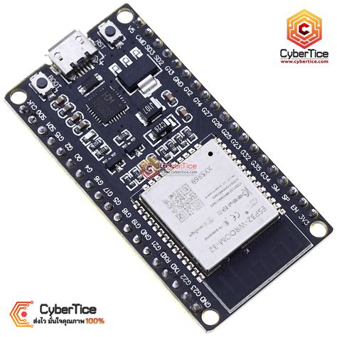 Esp32 Nodemcu Esp Wroom 32 Wi Fi And Bluetooth Module Dual Core Consumption 38p Ch9102 ขาย