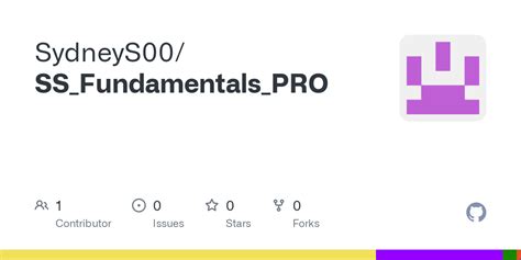 Github Sydneys00ssfundamentalspro
