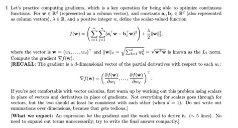 solved let s practice computing gradients which is a key