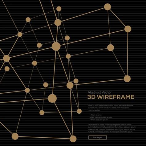 Wireframe Mesh Cubes Stock Vector Image By ©jakegfx 111551812