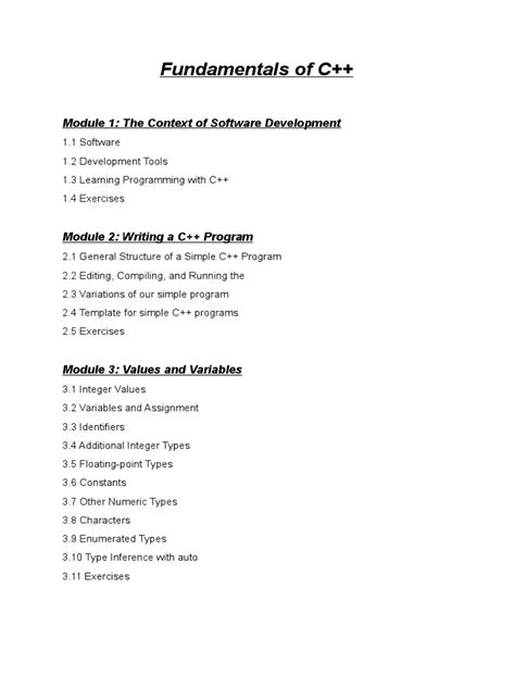 Basic Syllabus For C Pdf C Control Flow