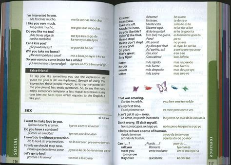 The Sex Section Of The Lonely Planets Spanish Phrasebook It Gets