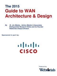 The Guide To WAN Architecture Design Cisco The Guide To Wan Architecture