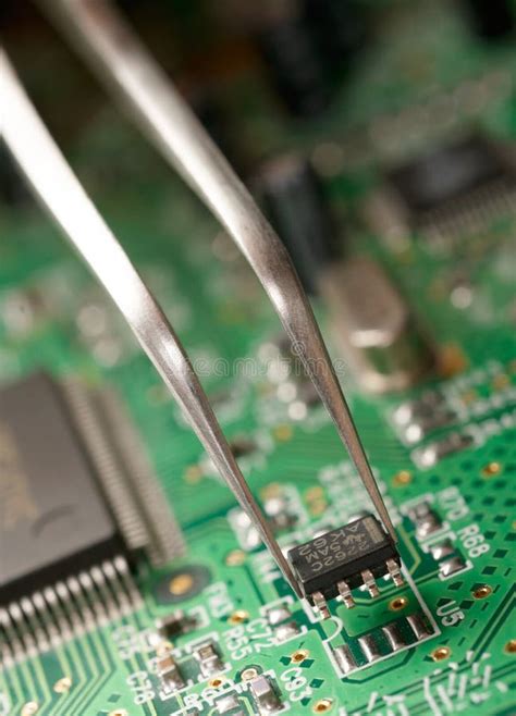 Assembling A Circuit Board Stock Image Image Of Assembling 13209933