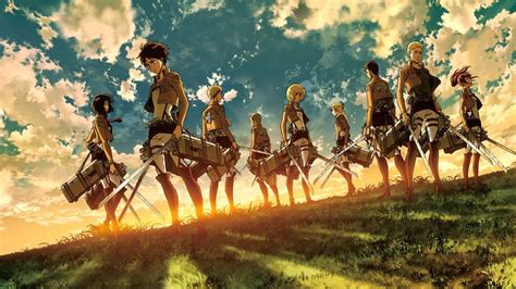 Shingeki No Kyojin Sfondi Del Desktop Lattacco Dei Giganti Disegni