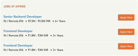 hiring techjobs backenddeveloper frontenddeveloper aiprise growth