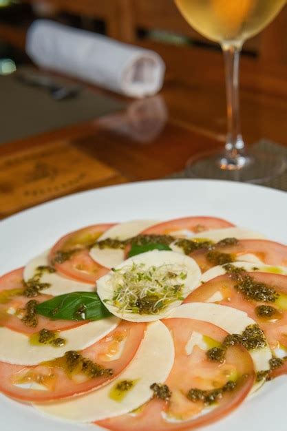 Premium Photo Classic Caprese Salad Elegance