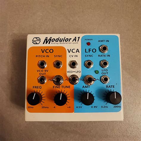 Sonicsmith Modulor A1 Semi Modular Analog Synth Lfo Reverb