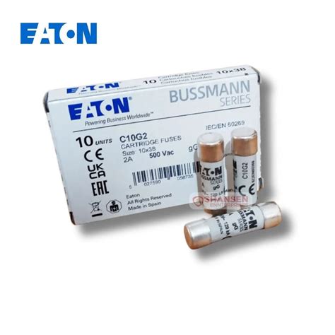 Eaton Bussmann Series Fuse C10g2 Fuses And Contactors
