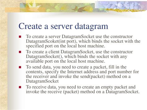 Ppt Datagram Programming Powerpoint Presentation Free Download Id