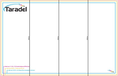 4 Panel Brochure Template