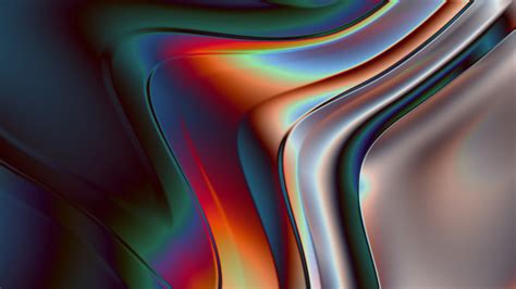 추상적 인 부드러운 색채 색액 은 유체 파도 배경의 클로즈업 액체 홀로그램 다채로운 질감 배경 질감이 매우 높습니다 높은 품질의 세부 사항 크롬에 대한 스톡 사진 및 기타