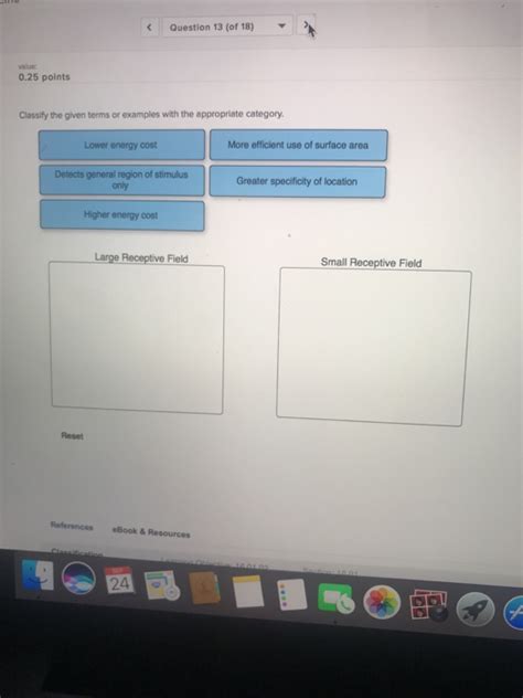solved question 13 of 18 value 0 25 points classify the