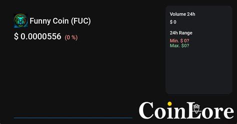 Funny Coin Price Chart Market Cap Fuc Coin Essentials Coinlore