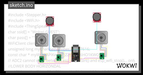 Factory Robot Wokwi Esp32 Stm32 Arduino Simulator