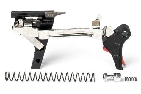 Zev Tech Pro Flat Face 9mm Trigger Kit Gen 1 2 3 For Glock 17 19 26 34