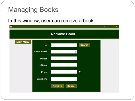 Book Shop Management System Pptx