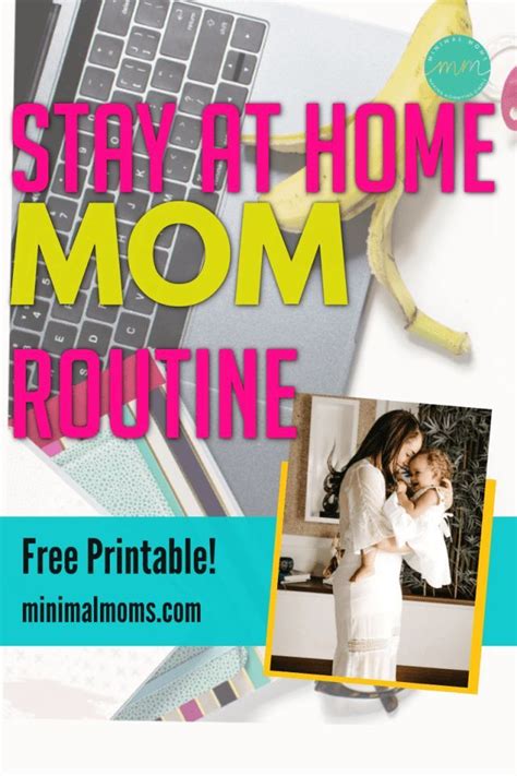 Stay At Home Mom Routine And Daily Schedule | Mom routine, Stay at home ...
