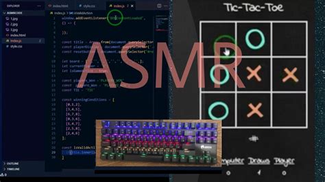 Asmr Programming Coding Tic Tac Toe Game Ai Version No Talking