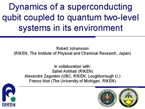 Dynamics Of A Superconducting Qubit Coupled To Quantum
