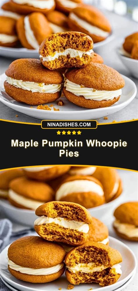 Maple Pumpkin Whoopie Pies