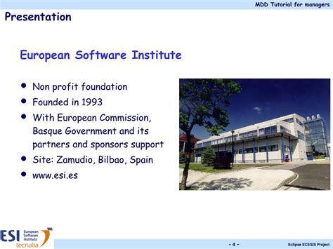 Ppt A Presentation Of Mdd Basics Model Driven Development Mdd Tutorial For Managers European