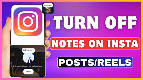 How To Turn Off Notes On Instagram Posts And Reels Disable Note In Instagram Reels Posts YouTube