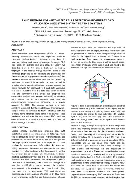 Pdf Basic Methods For Automated Fault Detection And Energy Data