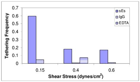 Representative Data For The Initial Tethering Frequency For E Download Scientific Diagram