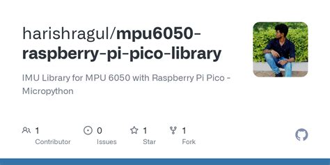 github harishragul mpu6050 raspberry pi pico library imu library for
