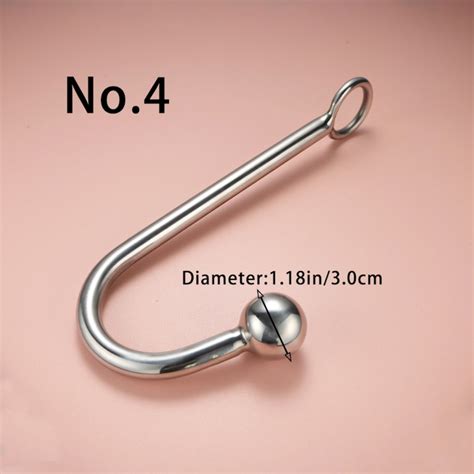 Bdsm Bondage Set W Anal Hook Metal Butt Plug Restraints Sex Toy For