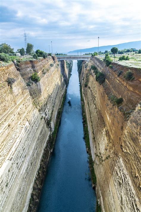 Isthmus Of Corinth Stock Image Image Of Reach Corinth 2707129