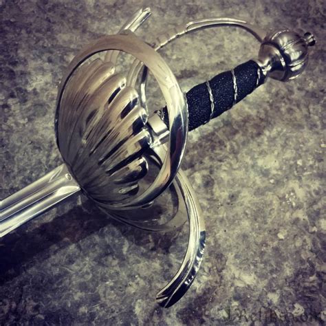 Ribbed Shell Swept Hilt Rapier Functional Rapiers At