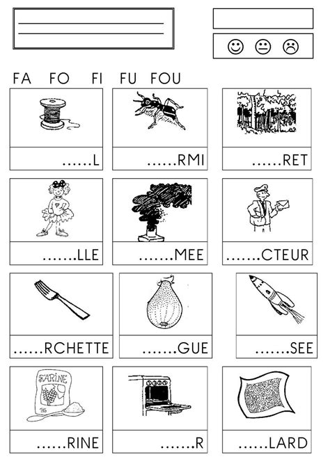 Syllabes Avec F Artofit