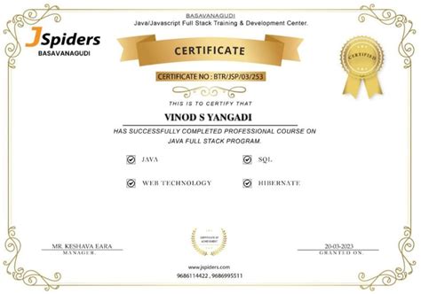 Vinod Yangadi On Linkedin Java Development Jspider