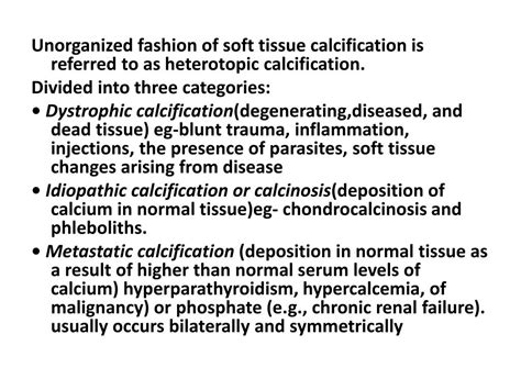 Ppt Soft Tissue Calcification And Ossification Powerpoint Presentation Id 2176973