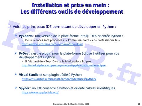 le langage python