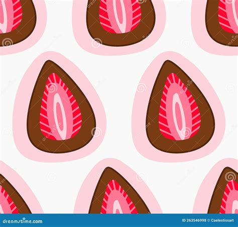Mochi Seamless Pattern Japanese Mochi With Different Fillings On Black Background Asian Sweet