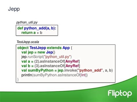 How To Integrate Python Into A Scala Stack